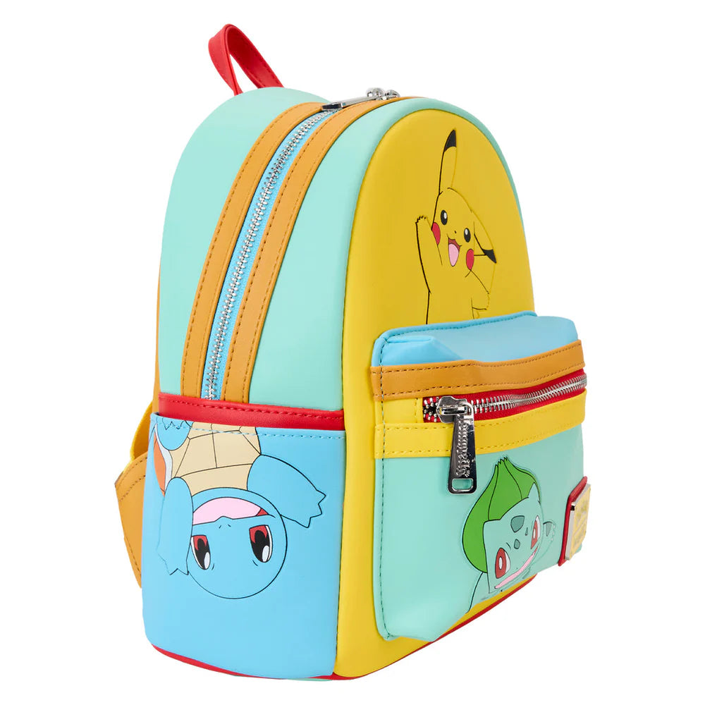 Pokémon Starter Pokémon Loungefly Mini Backpack – Titan Pops