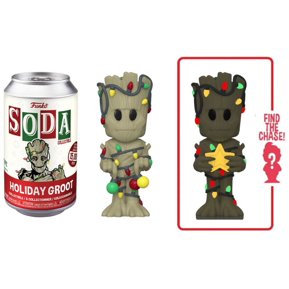 Marvel Guardians of the Galaxy Holiday Groot Funko Soda Figure – Titan Pops