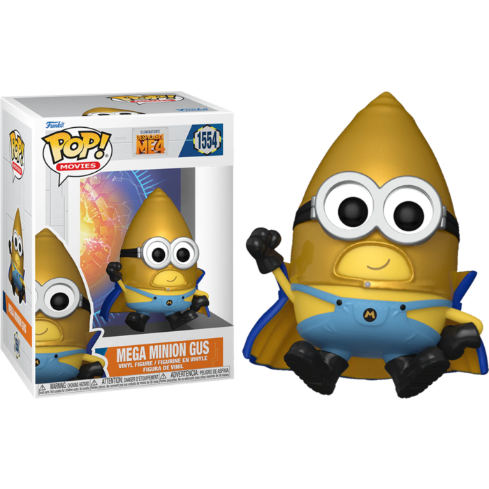 The Minions Despicable Me 4 Mega Minion Gus Funko Pop #1554 – Titan Pops