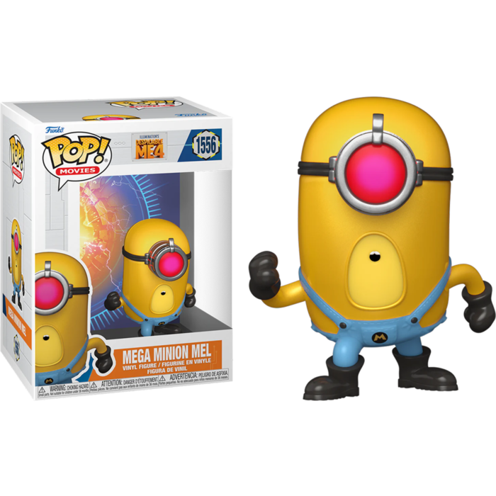 The Minions Despicable Me 4 Mega Minion Mel Funko Pop #1556 – Titan Pops
