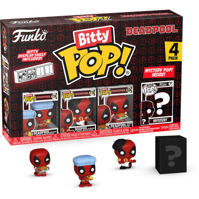 Marvel Deadpool Bitty Funko Pops – Titan Pops